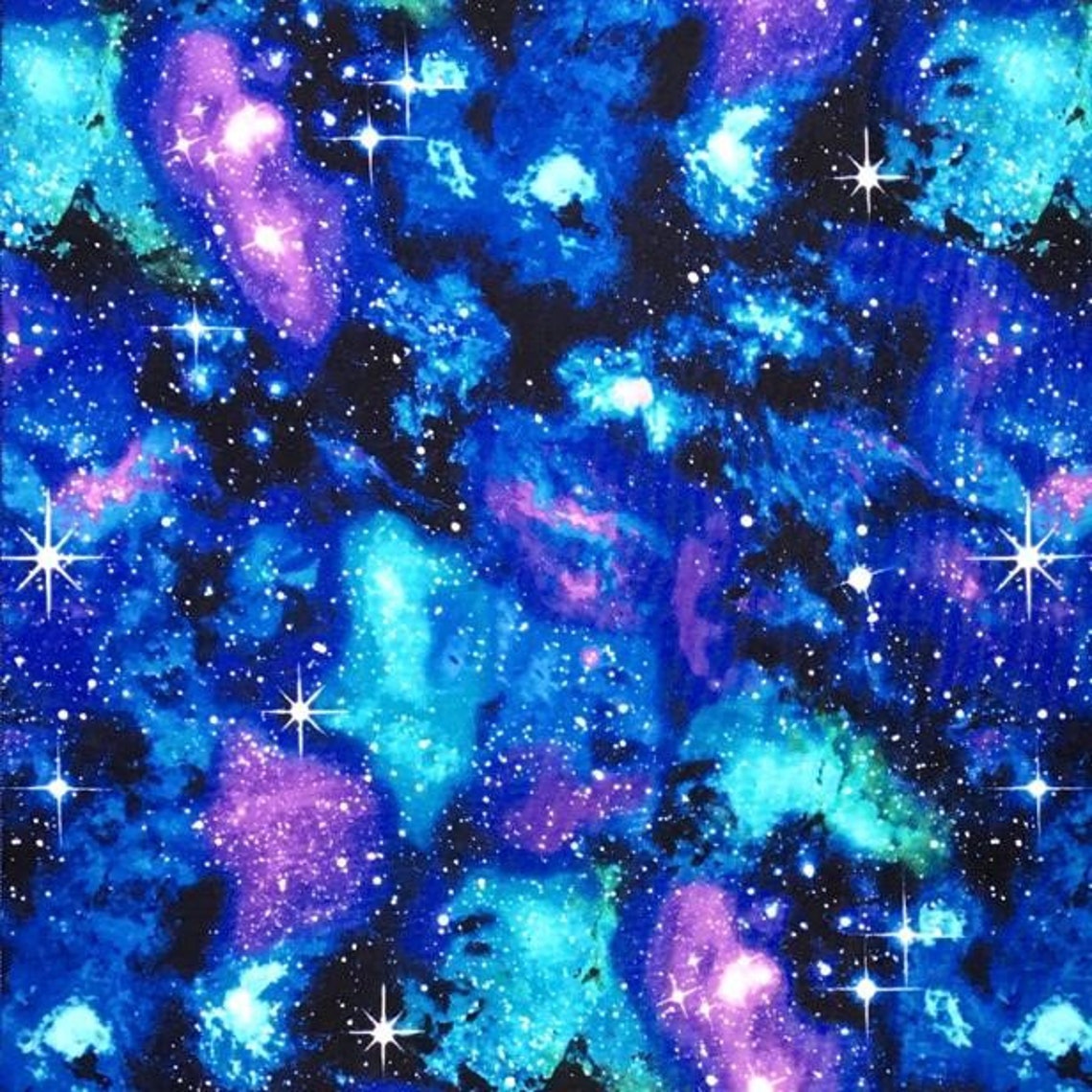 Beautiful Galaxy design in our hand made bandana bandanna | Etsy