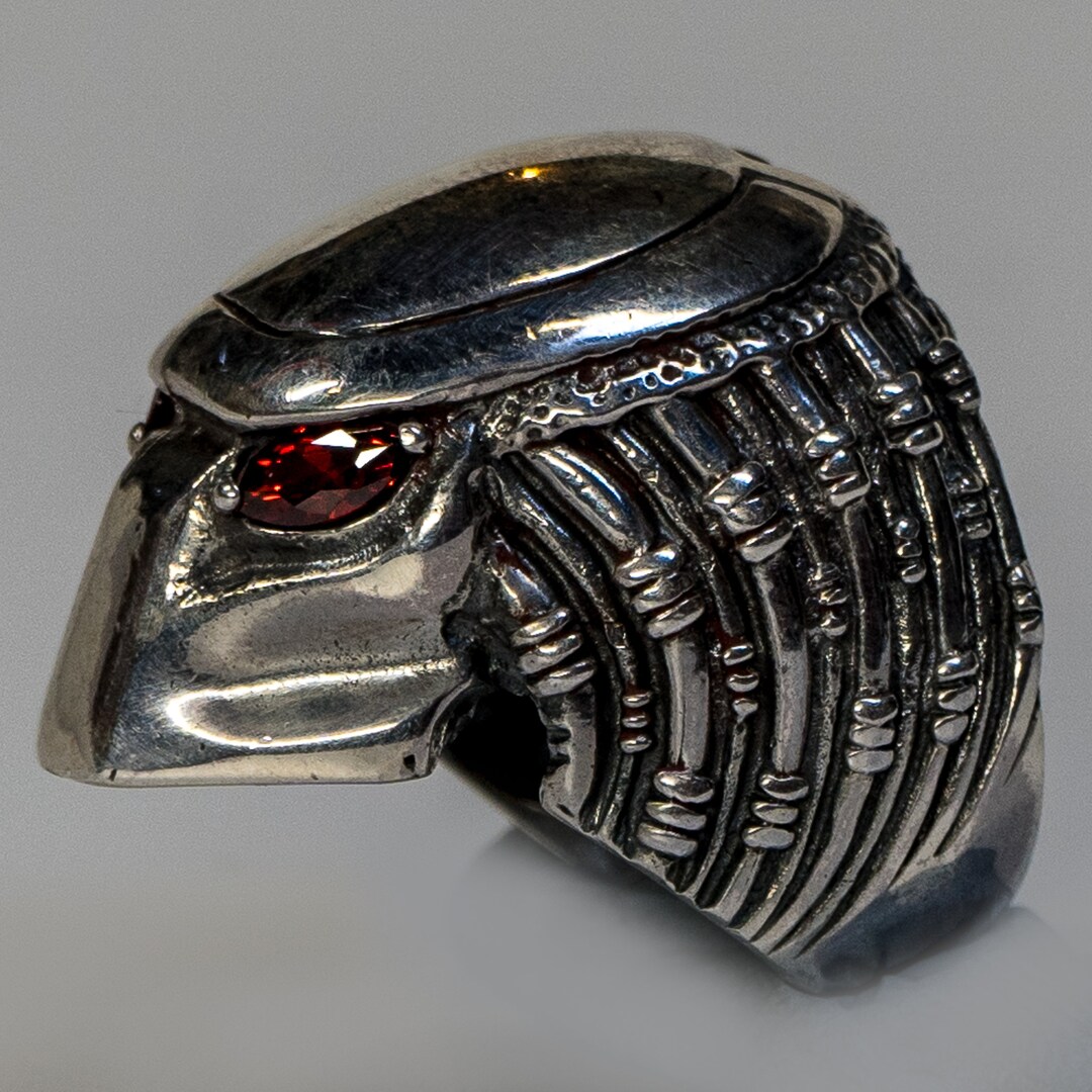Predator Ring .925 Solid Sterling Silver Awesome Ring Based - Etsy