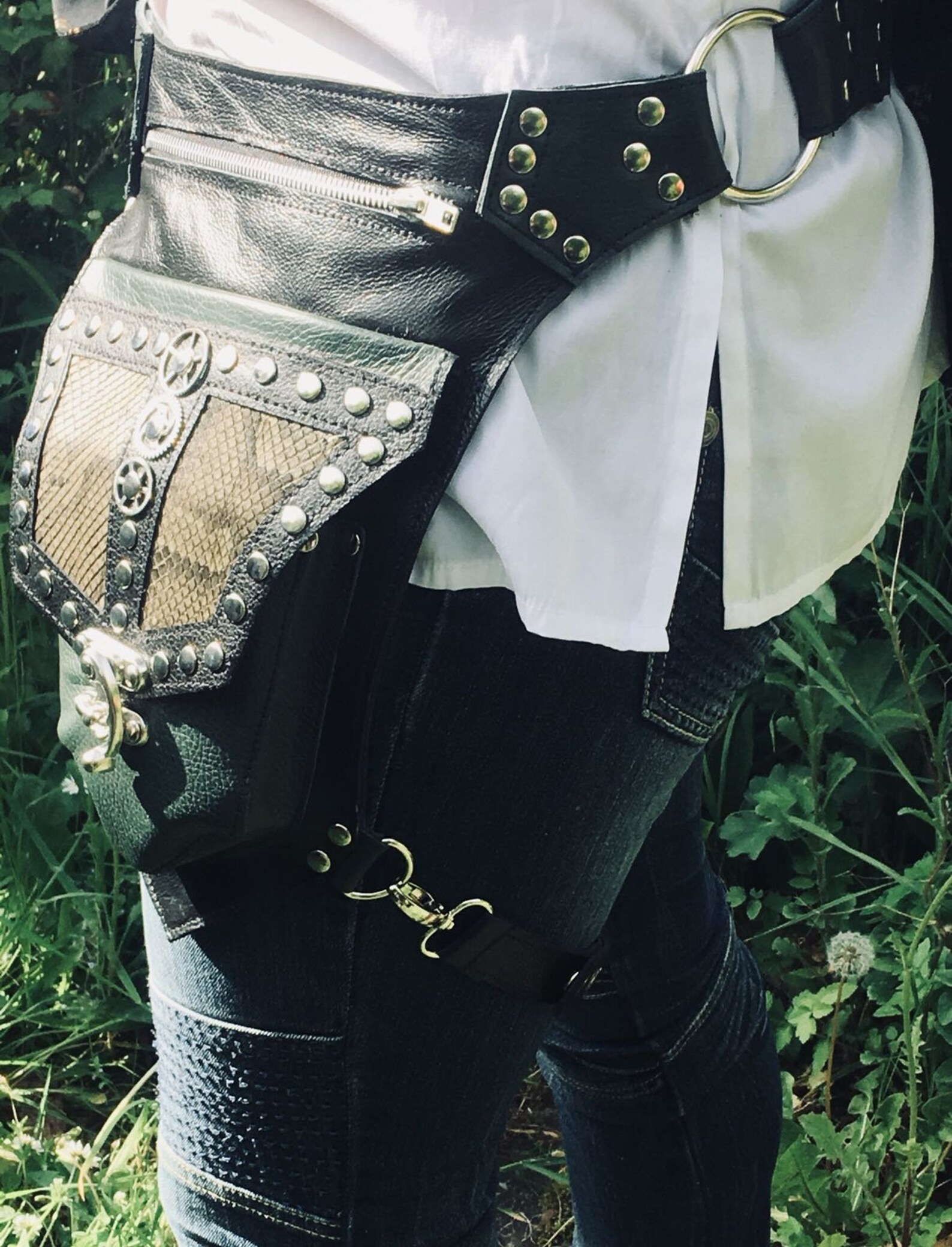 Festival Utility Belt Leg Strap Steampunk Cyberpunk | Etsy