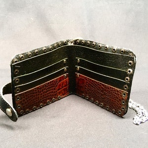 Genuine Real Vintage African Python and Sea Snake Skin Iron Cross ...