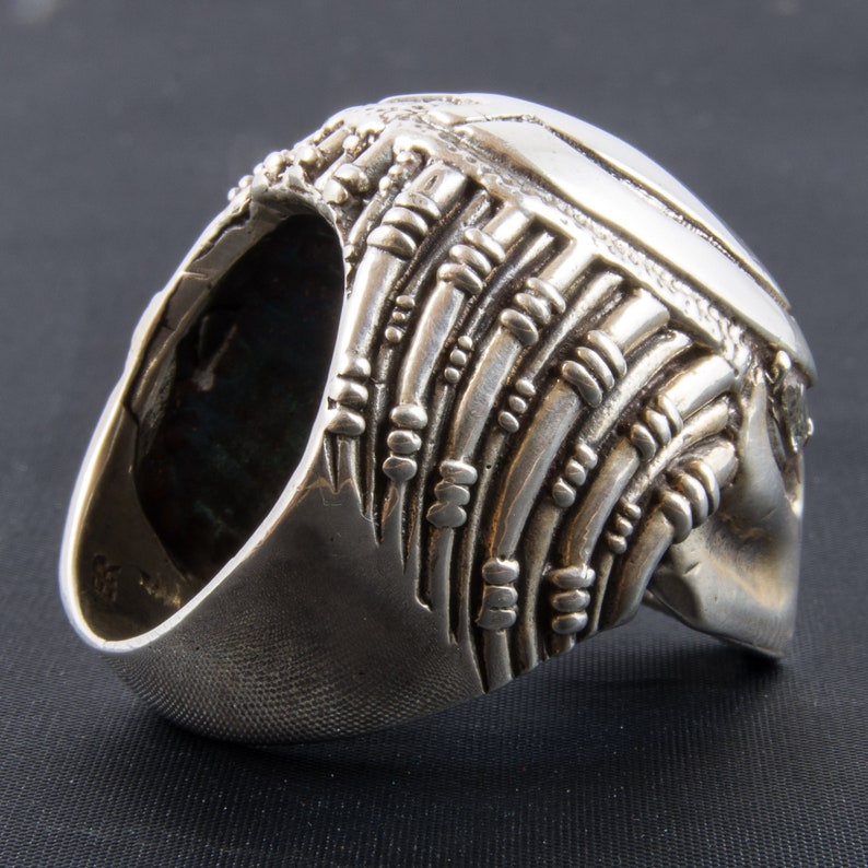 Predator Ring .925 Solid Sterling Silver, Awesome Ring Based on the ...
