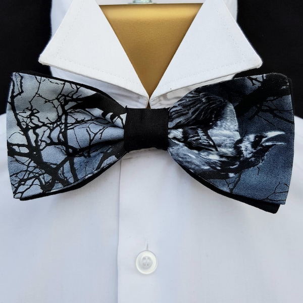 Raven Necktie - Etsy