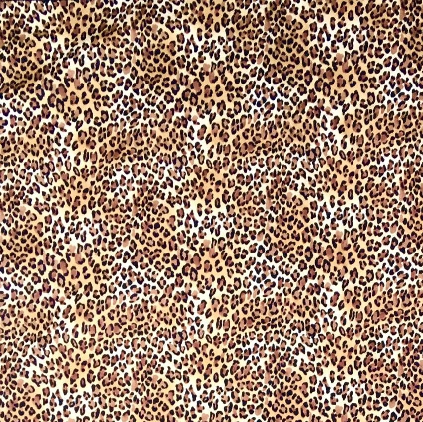 1/2 Metre Realistic Leopard Print designer fabric by Timeless | Etsy