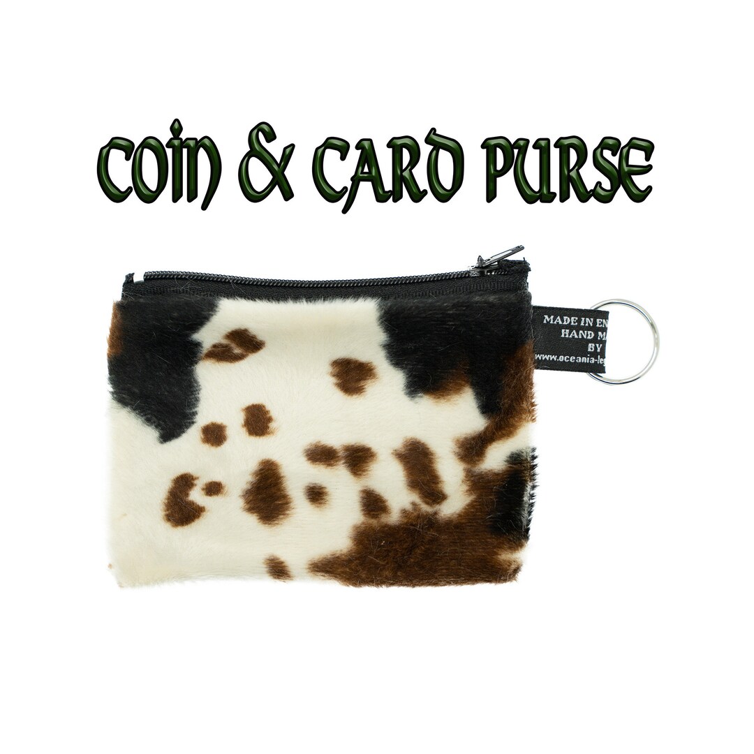 Velvoa/velvet Cow Print Design ~ Handmade Purse ~ 100% Cotton Great for ...