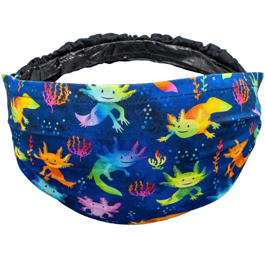 Cute Fun Fabric With Amphibian, Salamanders in Bright & Vibrant Colours ...