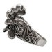 Chicken Head Ring .925 Solid Sterling Silver. Fun Ring With Lovely ...