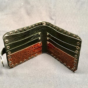 Genuine Real Vintage African Python and Sea Snake Skin Iron Cross ...