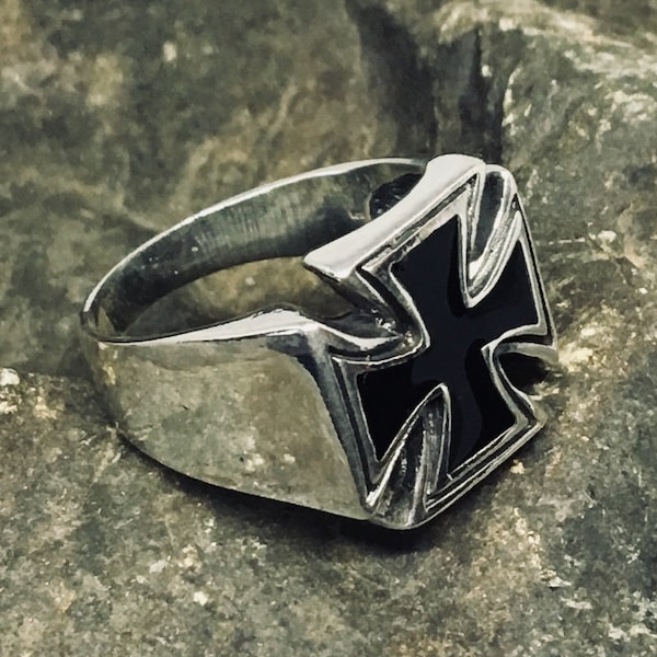 Maltese Cross Ring - Etsy