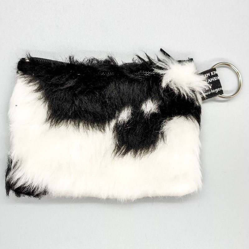 Velboa Velvet and Fluffy Cow Print & Honeycomb Chicken Wire Coin Purses ...