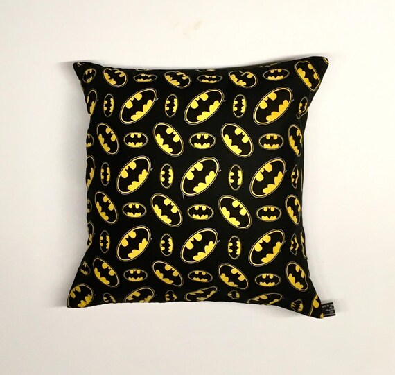 Batman DC Official Logo Cushion Cover Fits 18 X 18 - Etsy