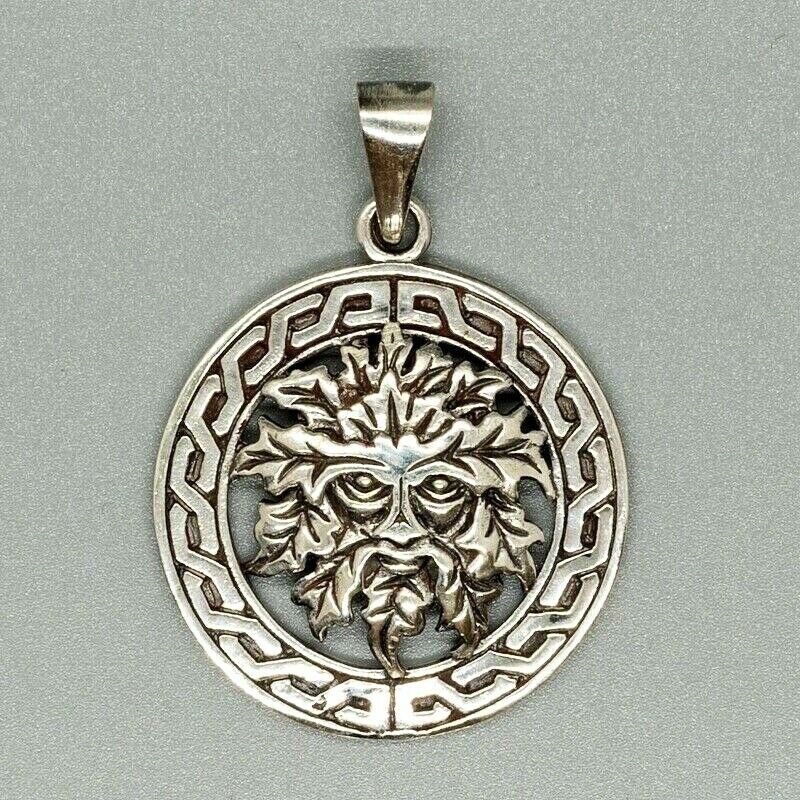 Greenman Necklace - Etsy