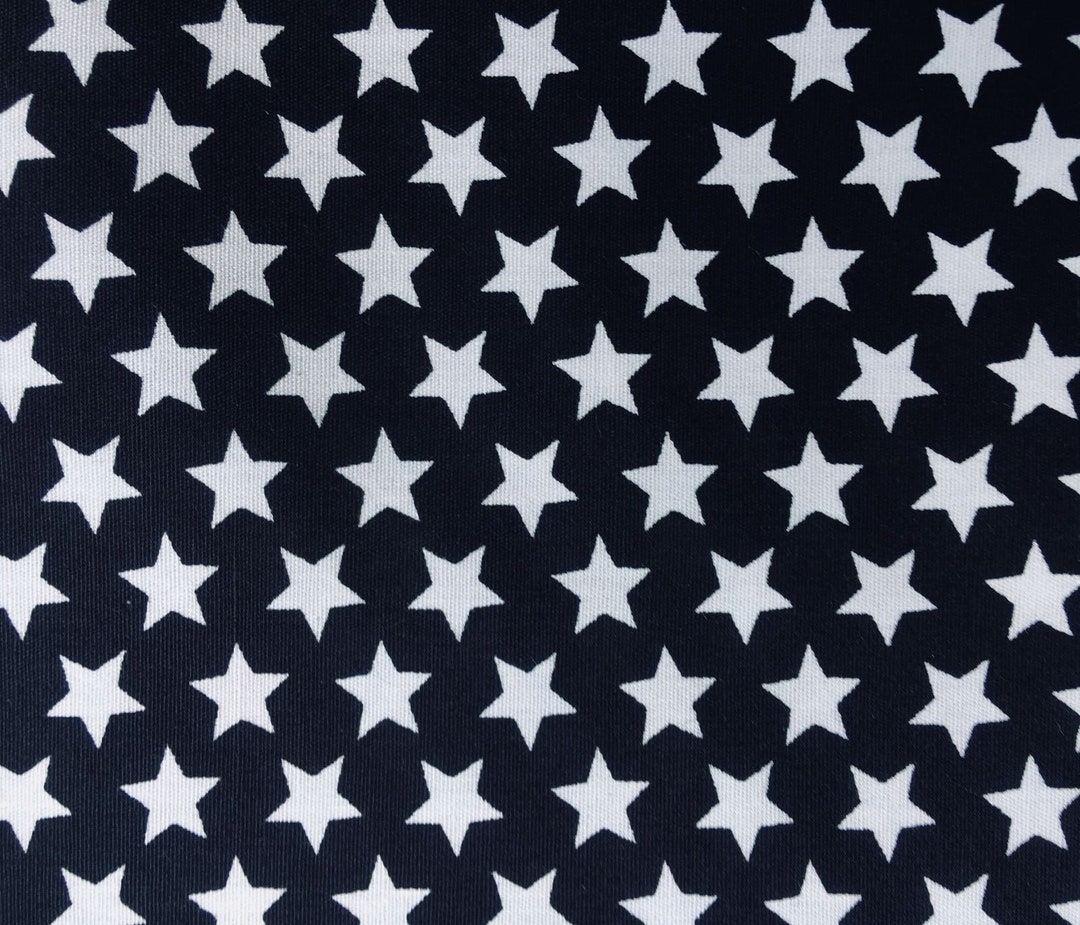 Black With White Stars Bandana Biker Gothic Headband Hair Tie Dog ...