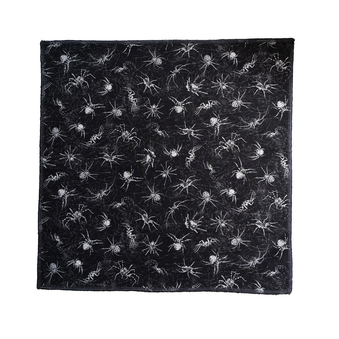 Creepy Spider & Web ~ Designer Bandana, Also Can Be Worn as a Headband ...