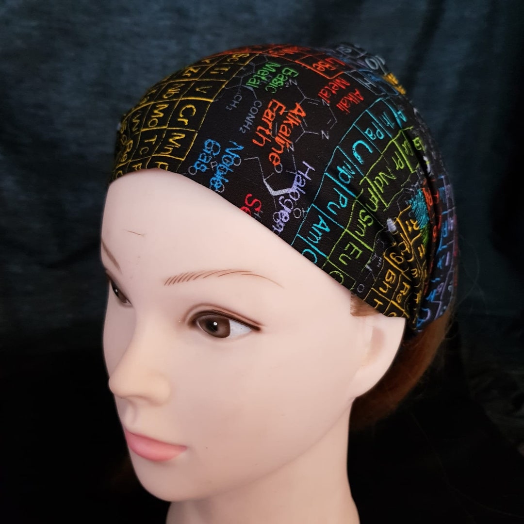 Periodic Table of Chemical Elements/nerdy Headband/geeky Headband ...