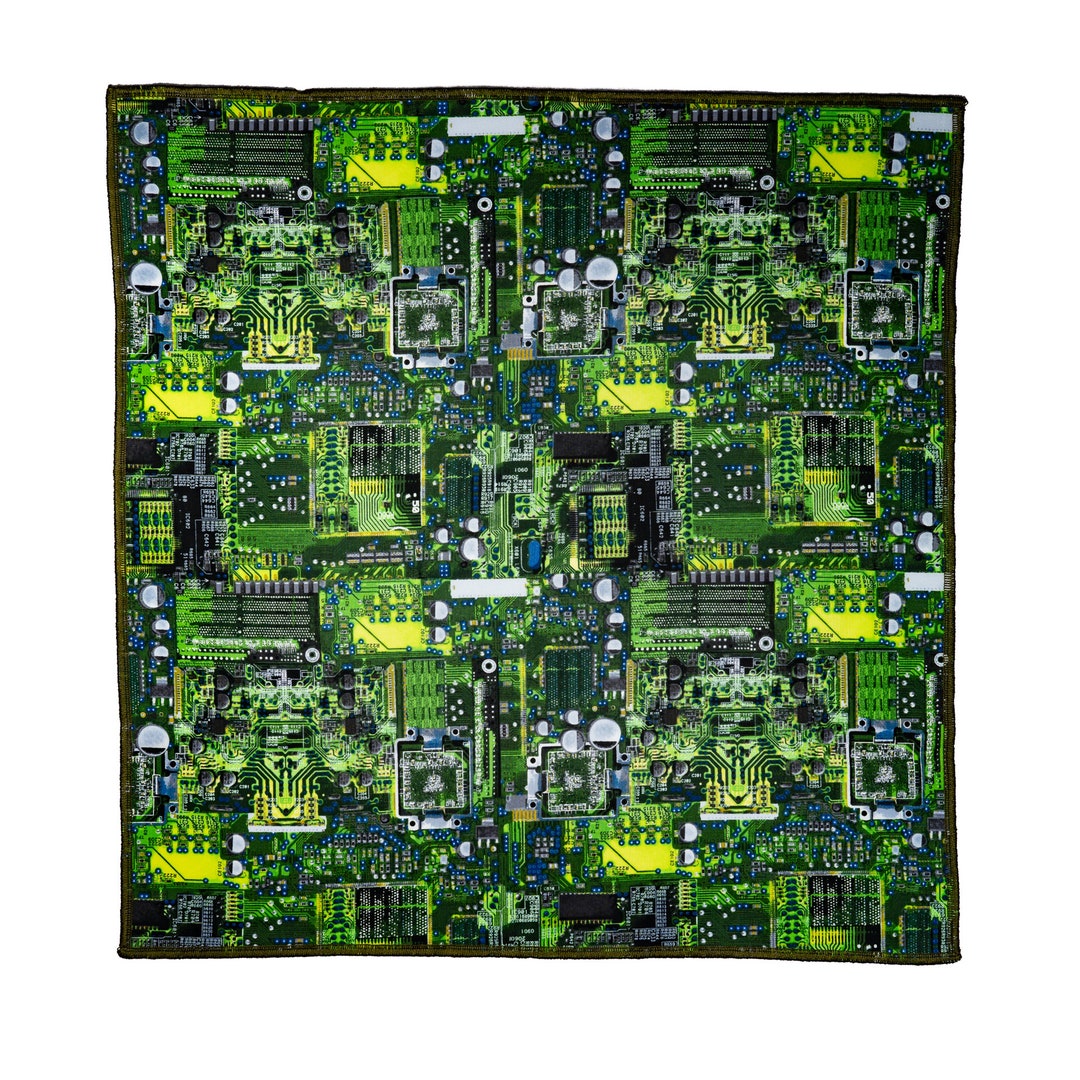 Circuit Board Designer Cotton Bandana Perfect for Chemowear ~ Computer ...