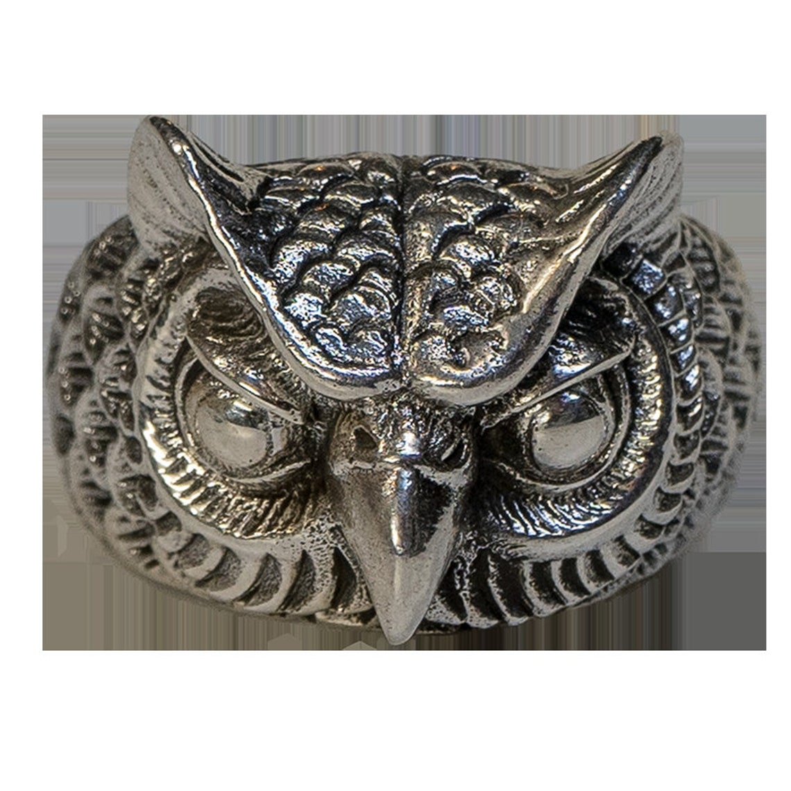 Incredibly Realistic Owl Ring Handmade From .925 Sterling | Etsy