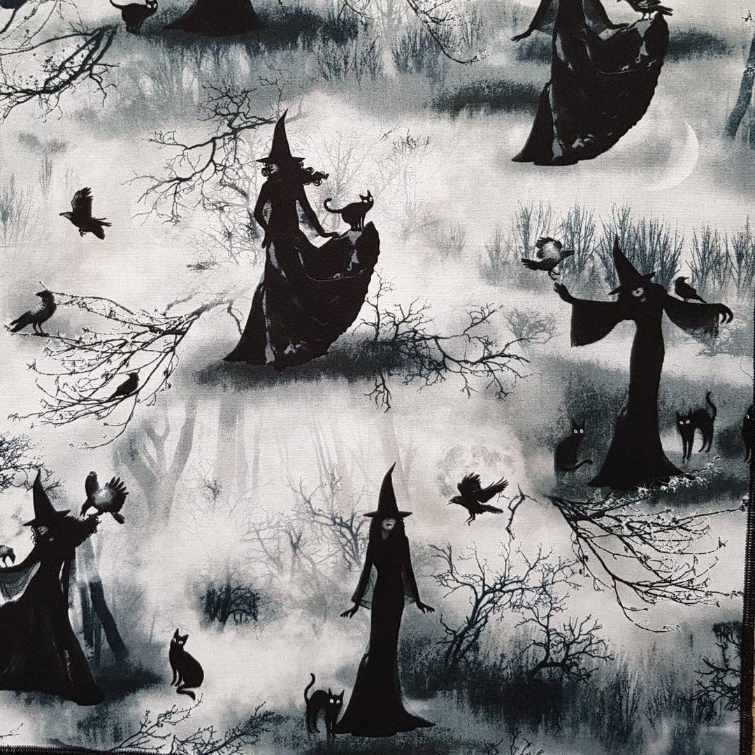 Beautiful Witches in the Forest With Cats & Ravens Designer - Etsy