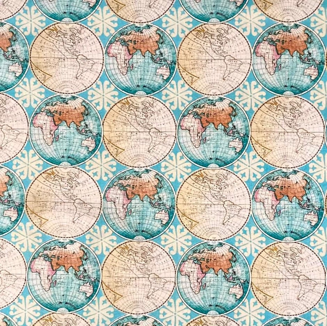 Globe World Atlas Nautical Map Geography Design Perfect for Making ...