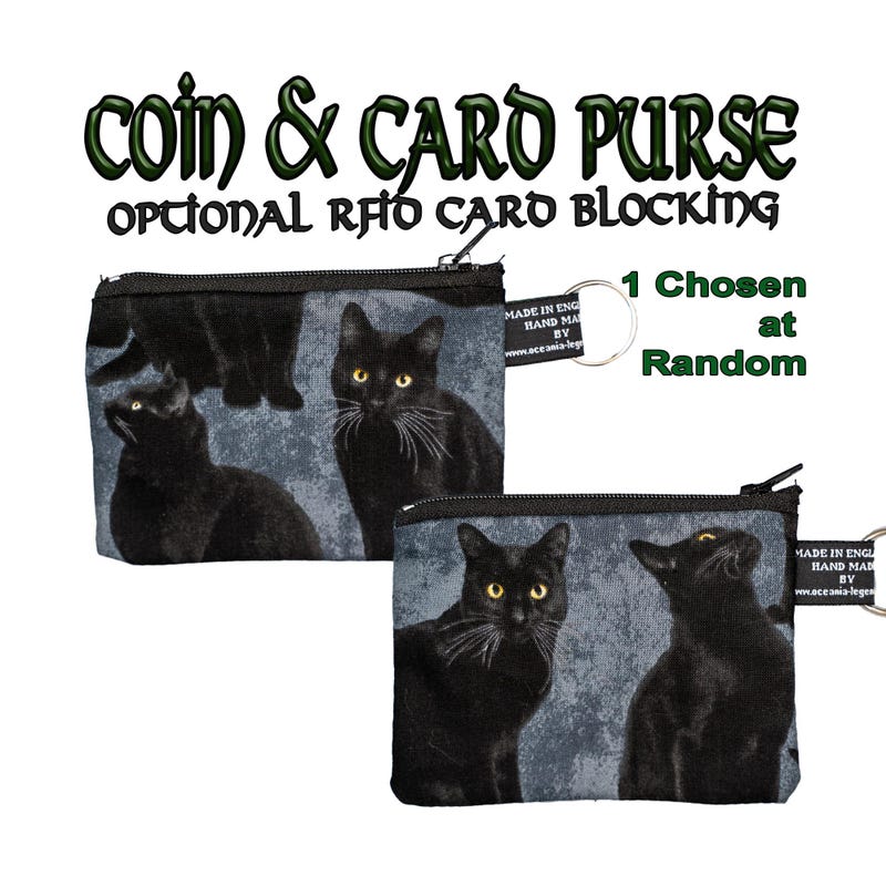 Rfid Purse Cat - Etsy UK