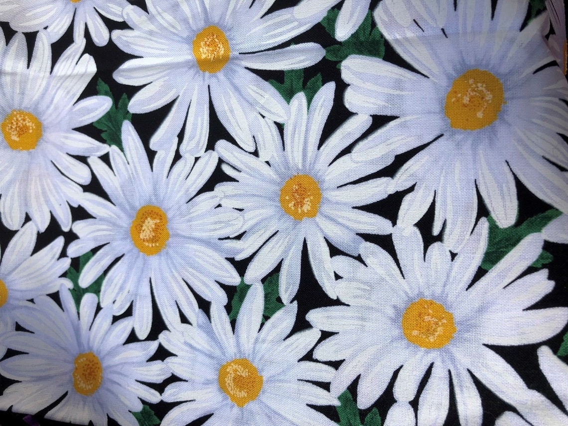 Fat Quarter Gorgeous Daisy Flower Design Perfect for Making - Etsy