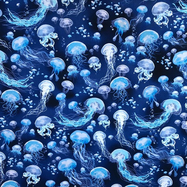 Jellyfish Fabric - Etsy