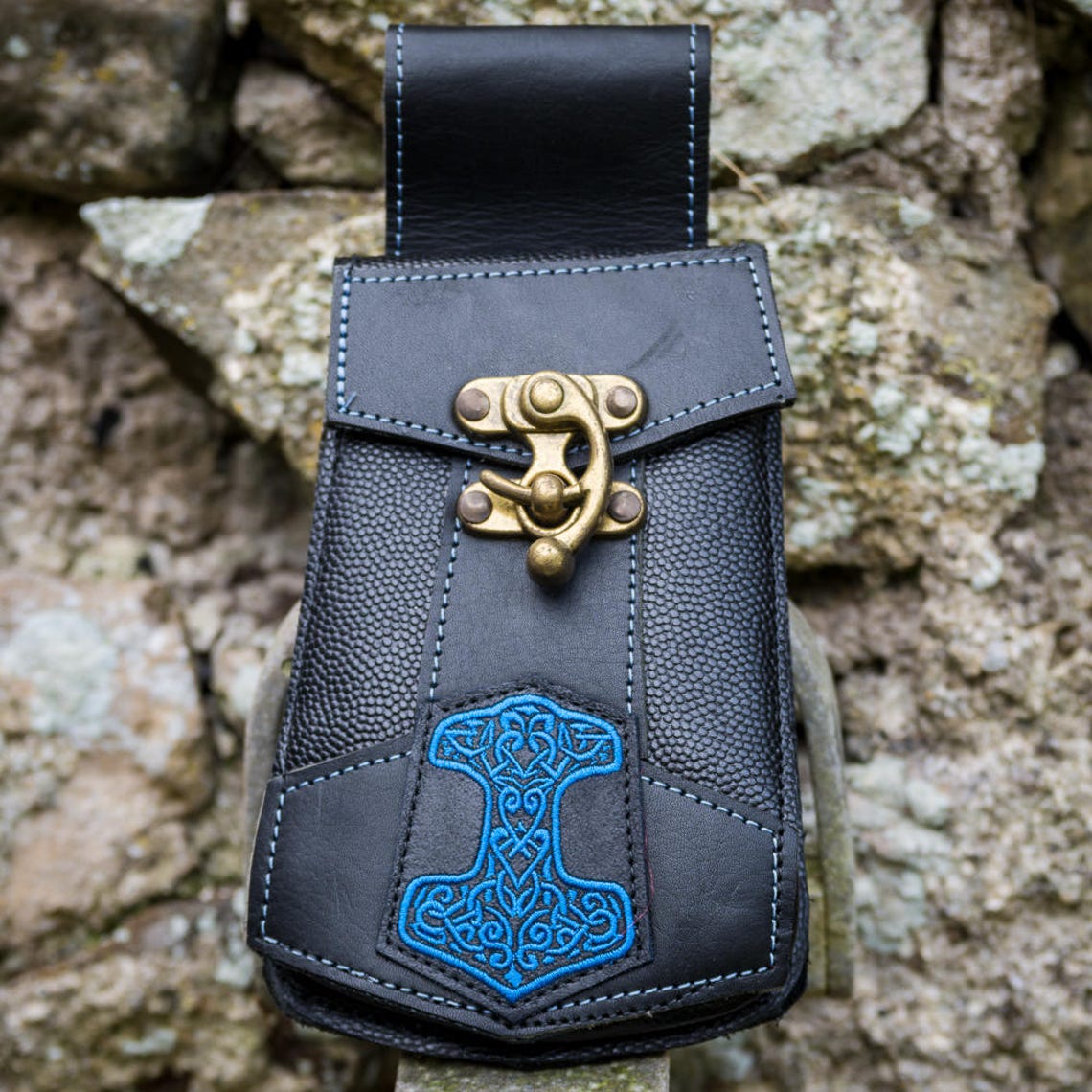 Thor's Hammer Mobile Phone Pouch leather Phone Pouch - Etsy