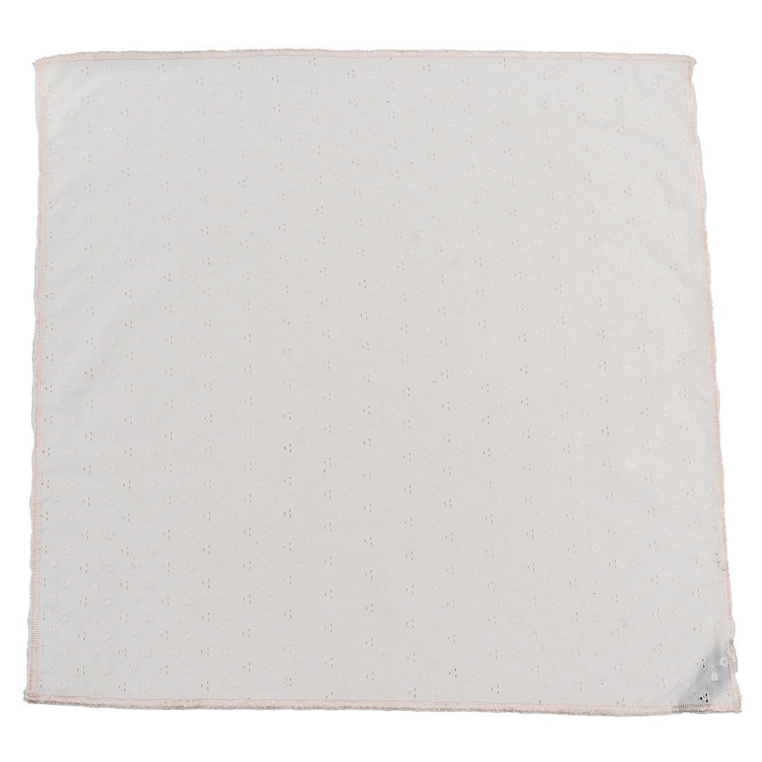 Peach Broderie Anglaise Bandana, a Beautiful Lace Like Quality to This ...