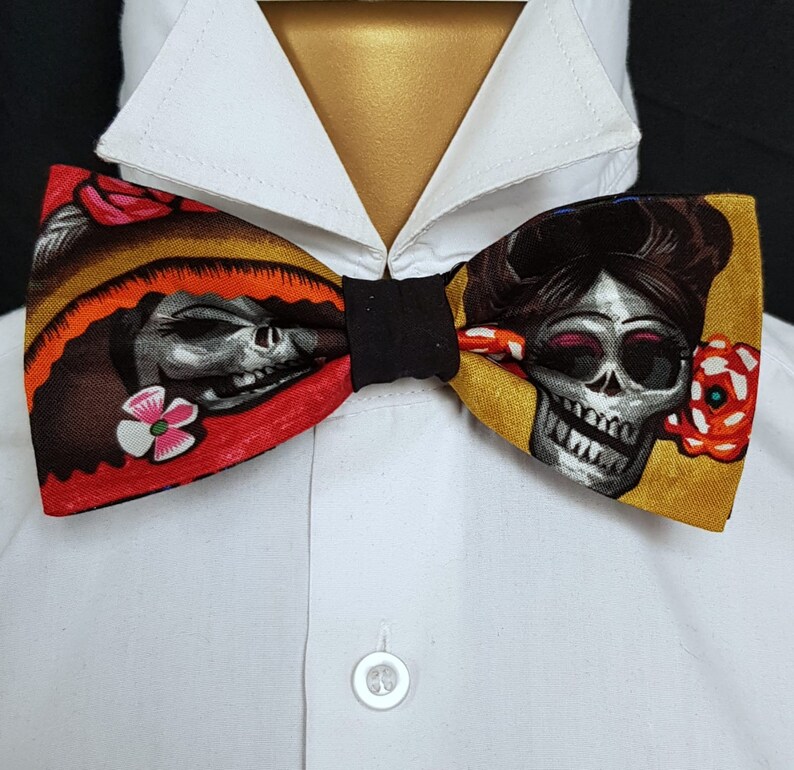 Awesome Day of the Dead Skulls With Funky Hats and Earrings on - Etsy