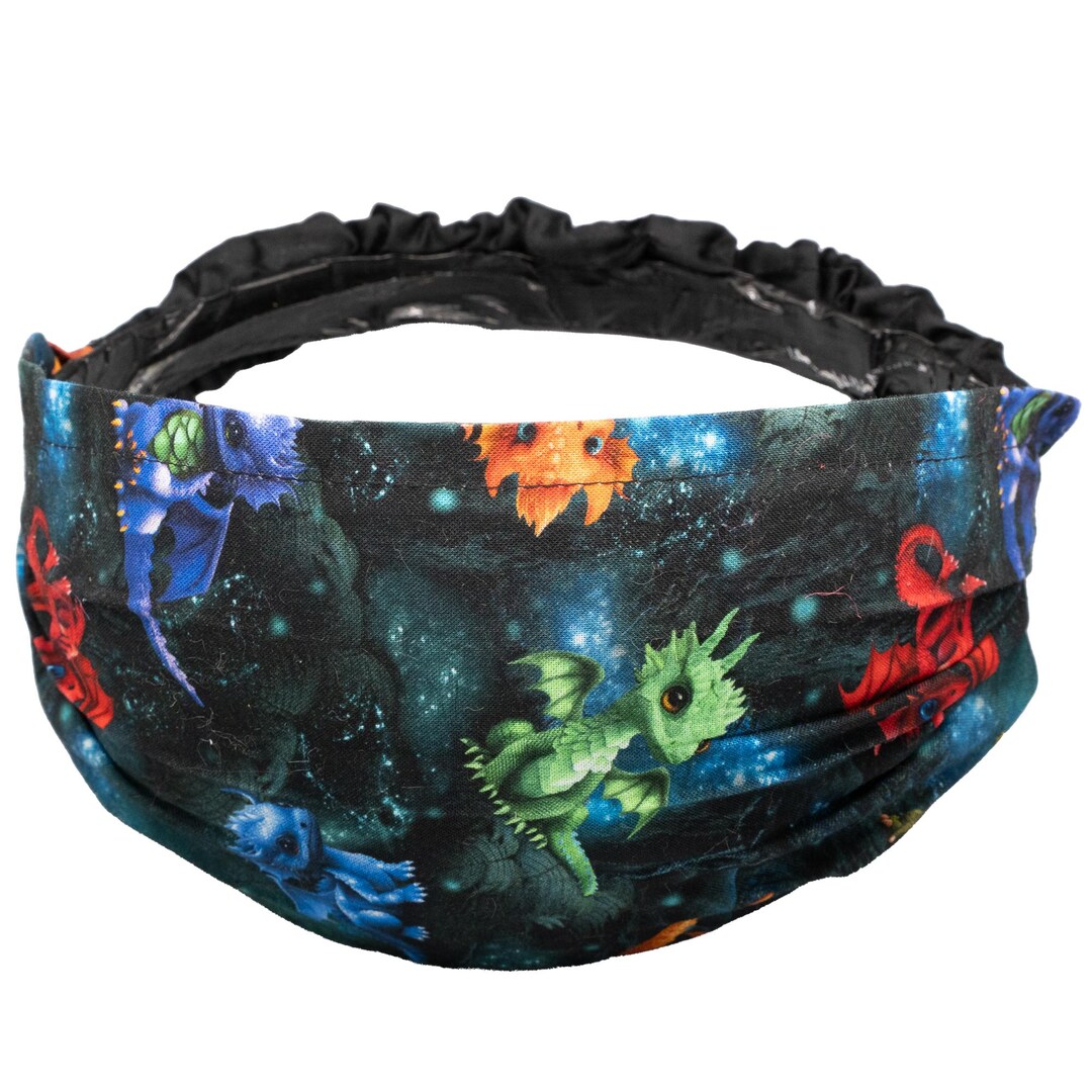 Cute Baby Dragon Design Headband Bandana Hair Tie Turban Ladies Fashion ...