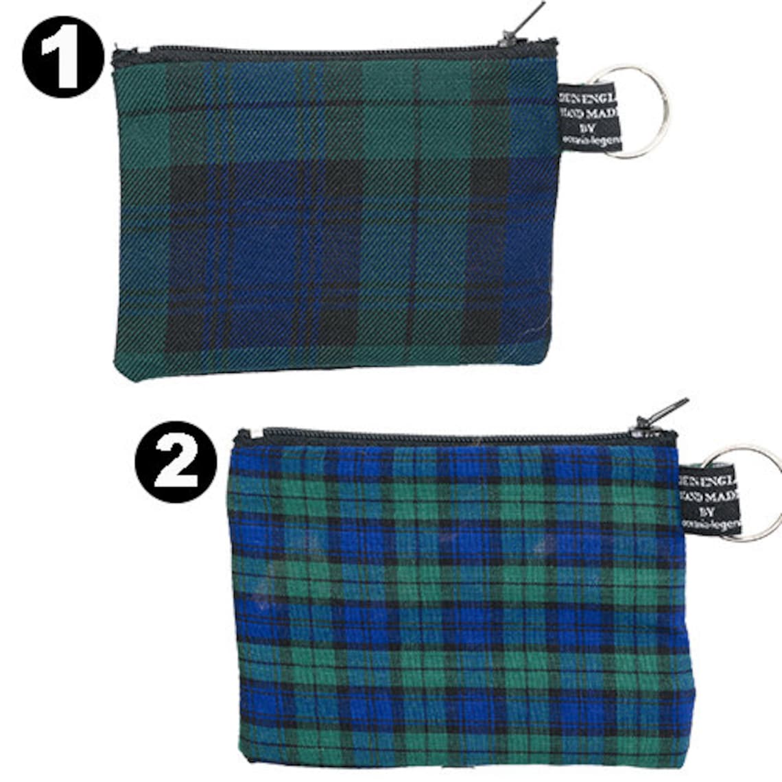 Scottish Tartan Coin Purses Handmade From 100% Cotton & Polyester Great ...
