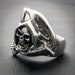Grim Reaper Ring .925 Solid Sterling Silver Skull, Skeleton, Metal ...