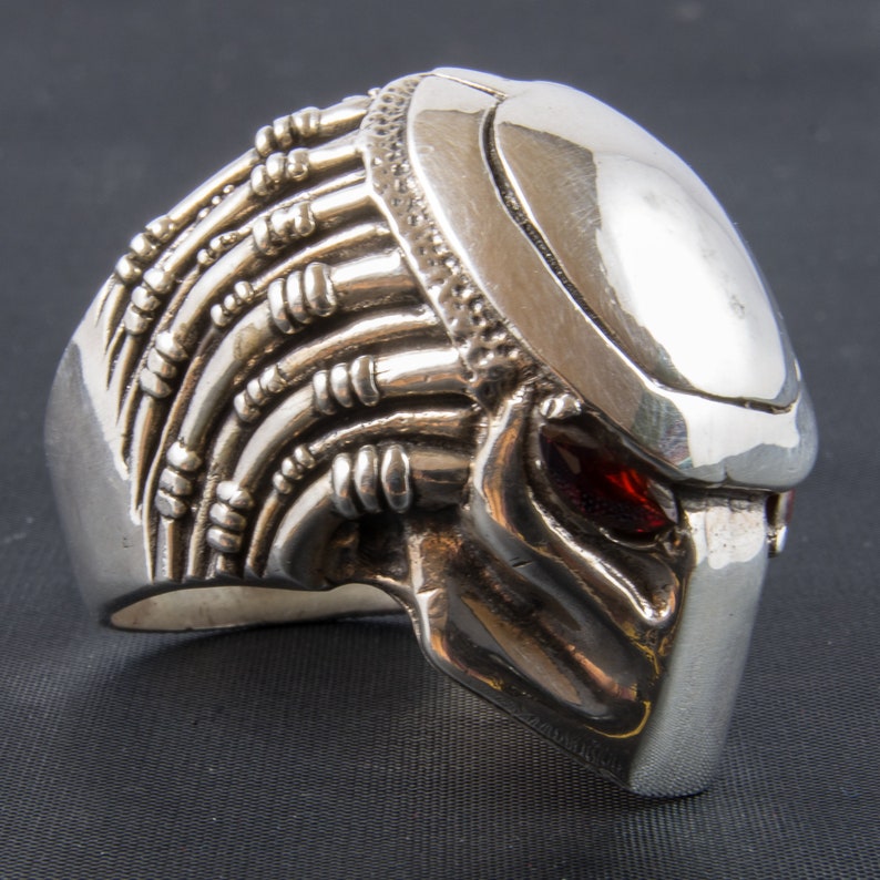 Predator Ring .925 Solid Sterling Silver Awesome Ring Based - Etsy