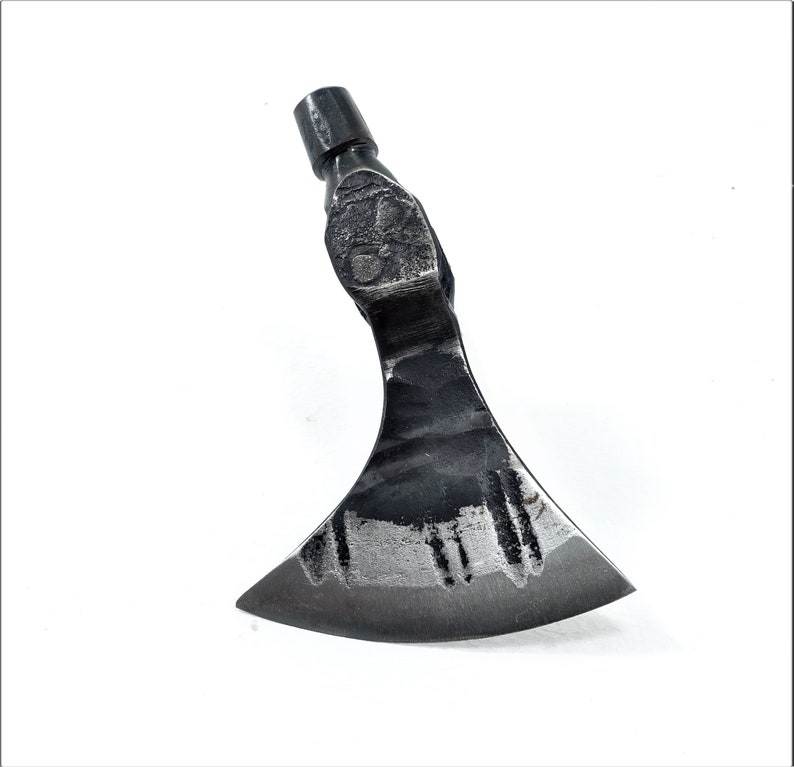1,1 LBS Blacksmith Hand Forged Bearded Spike Tomahawk Camp Axe Head - Etsy