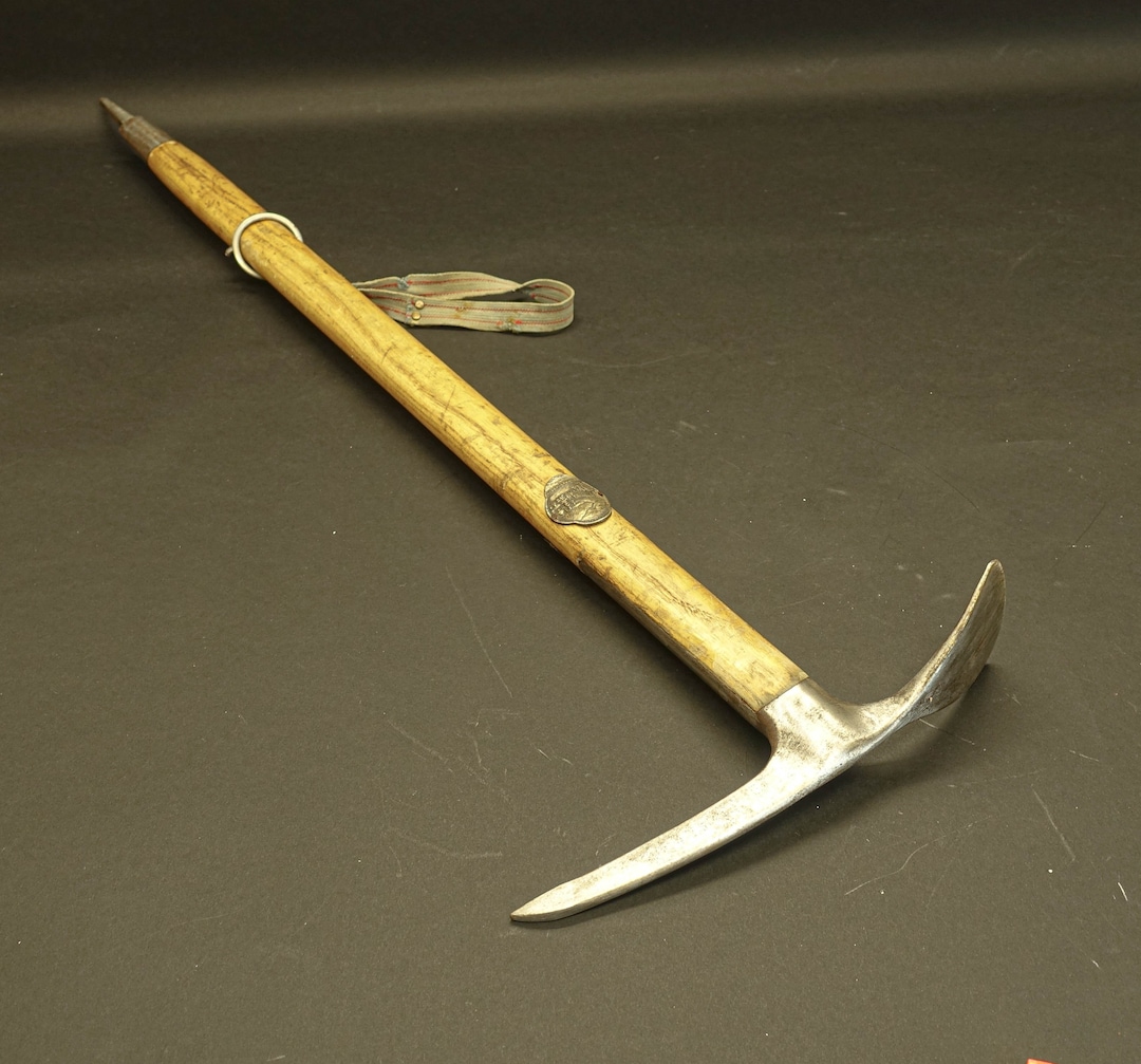 Rare Unusual Walking Stick Pickle Axe Ice Axe Eispickel STUBAI - Etsy