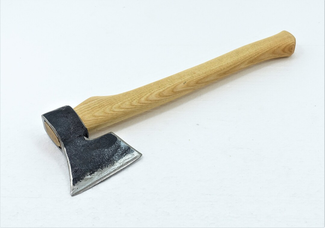 1,7 Lbs Goosewing Bearded Broad German Hatchet Axe Head Handmade Forged ...