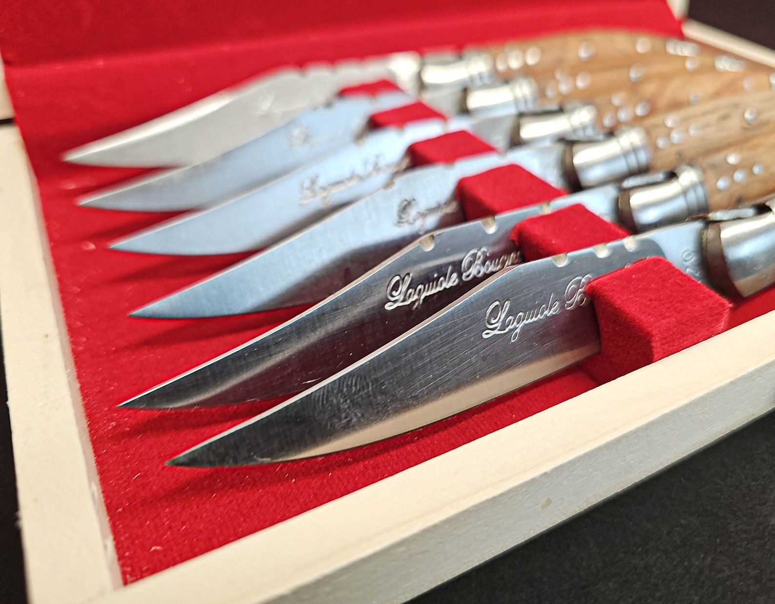Set of 6 French Laguiole Handle Steak Knives - Etsy