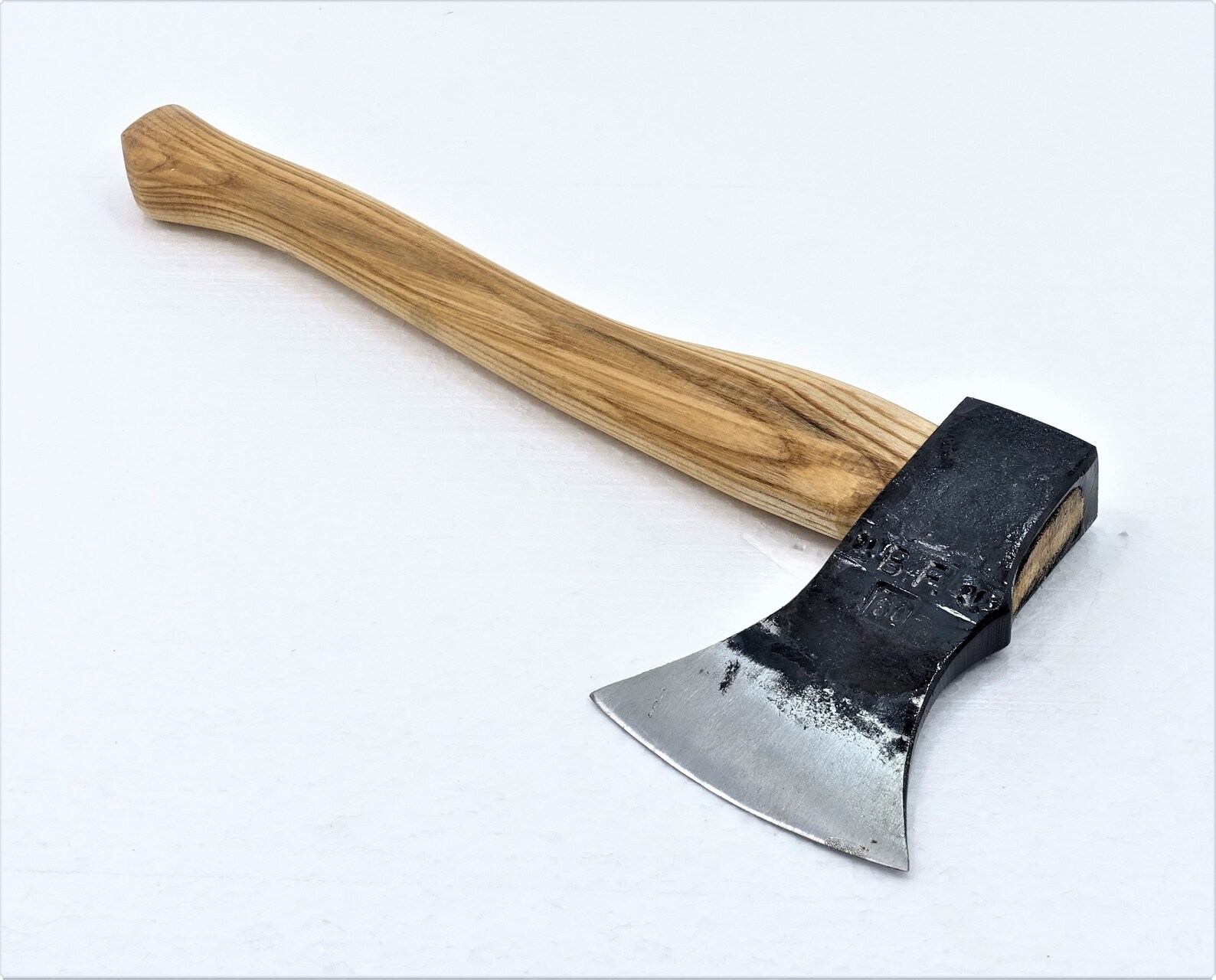 1.9 Lbs Goosewing Bearded Broad German Hatchet Axe Head Handmade Forged ...