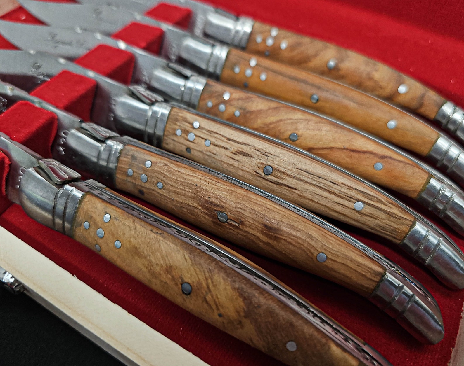 Set of 6 French Laguiole Handle Steak Knives - Etsy
