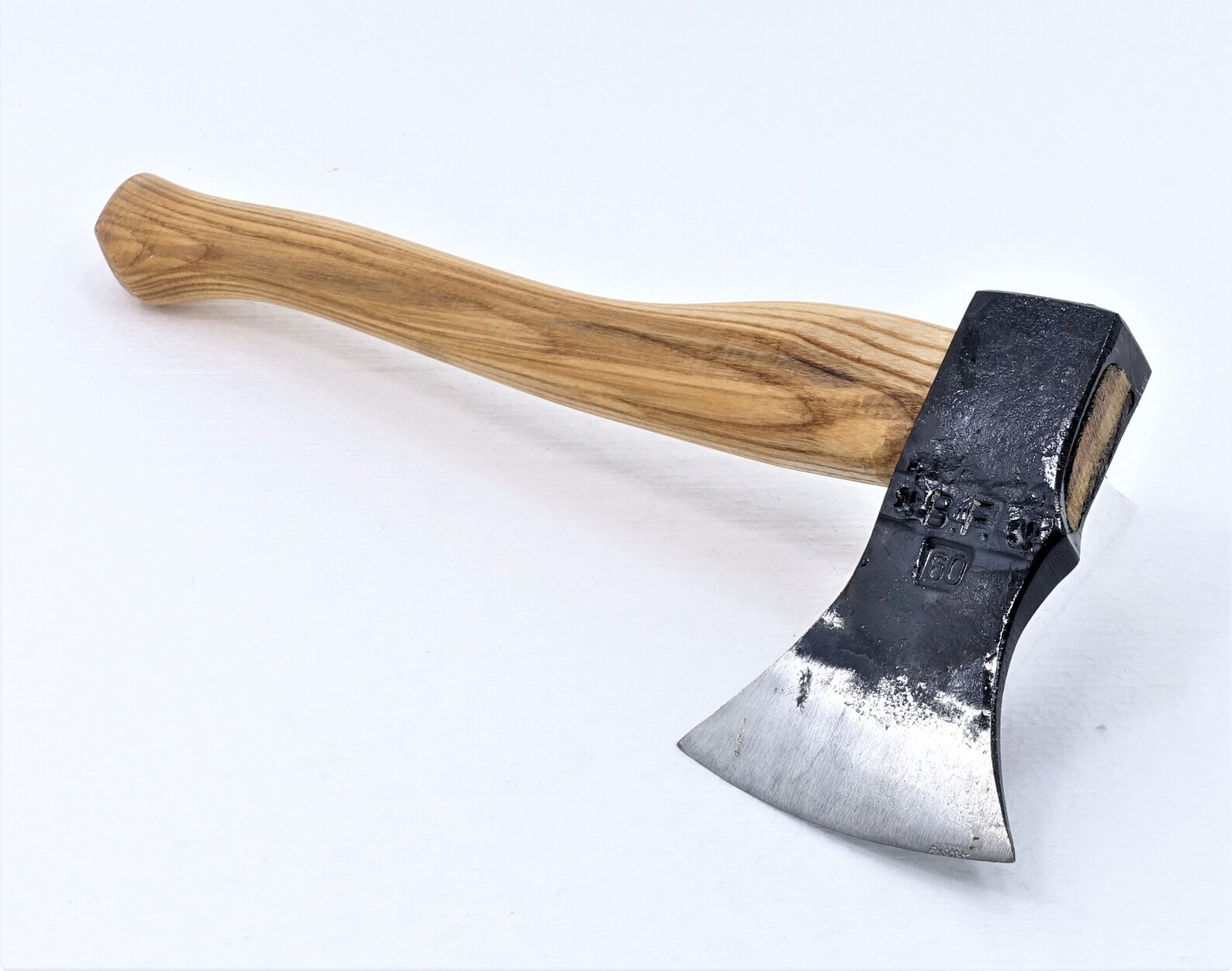 1.9 Lbs Goosewing Bearded Broad German Hatchet Axe Head Handmade Forged ...