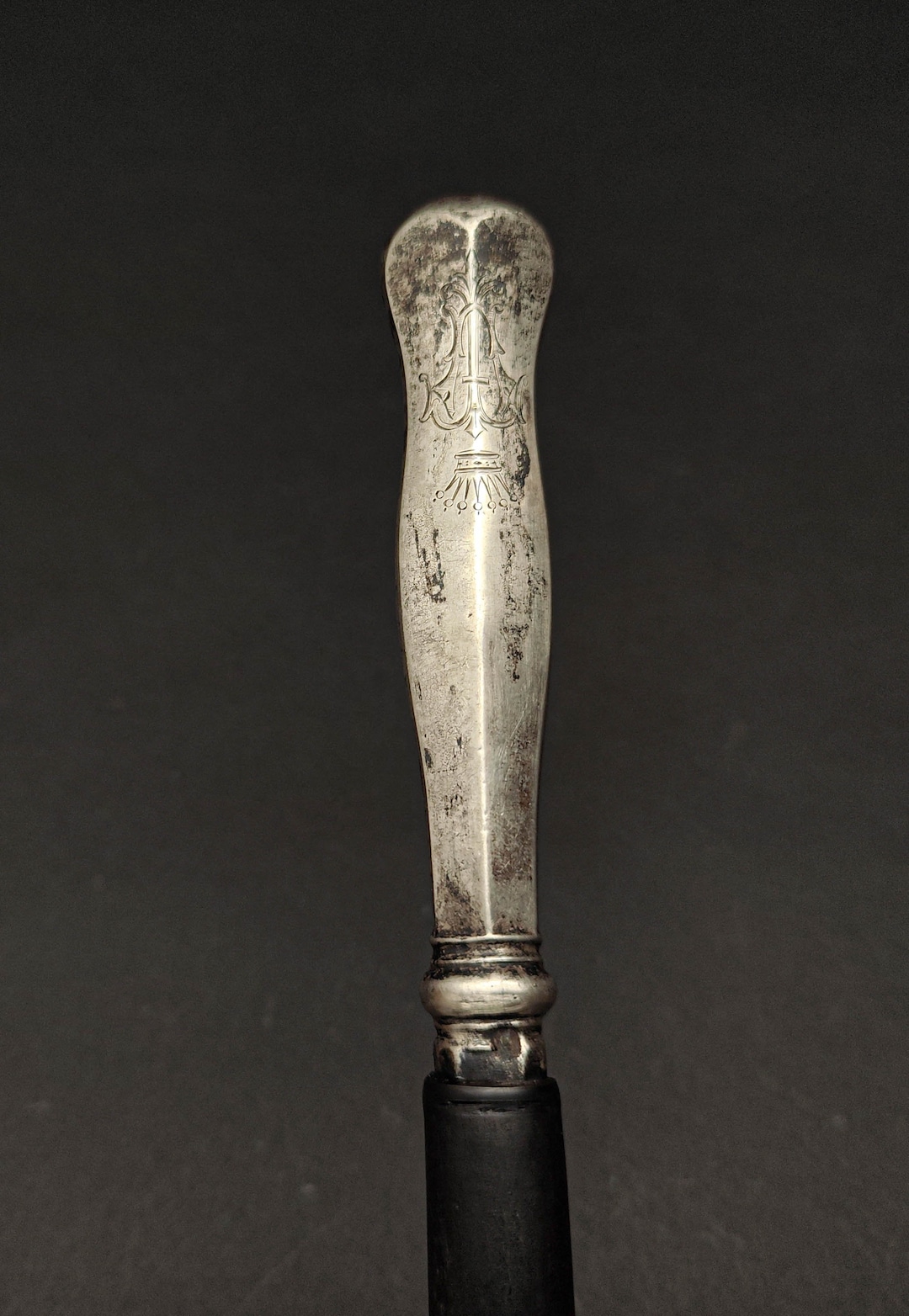 Walking Stick Cane Silver - Etsy