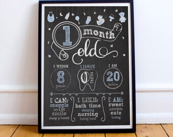 Baby chalkboard | Etsy