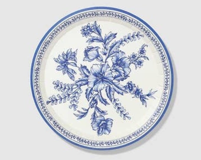 French Toile Small Plates - Etsy