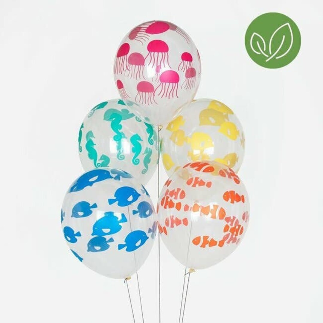 Sea Animal Balloons (5 Ct.) - Etsy