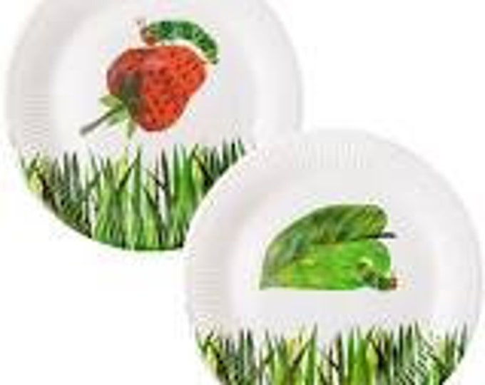 The Very Hungry Caterpillar Plates - Etsy