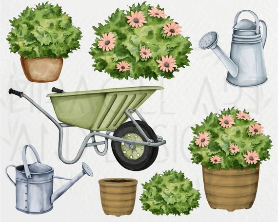 Spring Garden Clipart