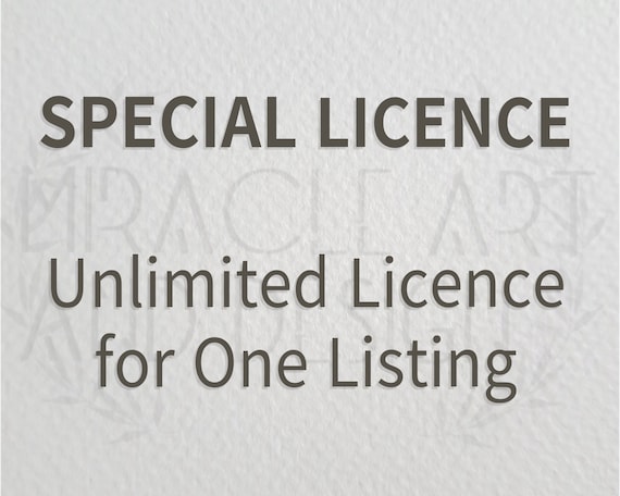 Unlimited Licence for One Clipart Set - Etsy