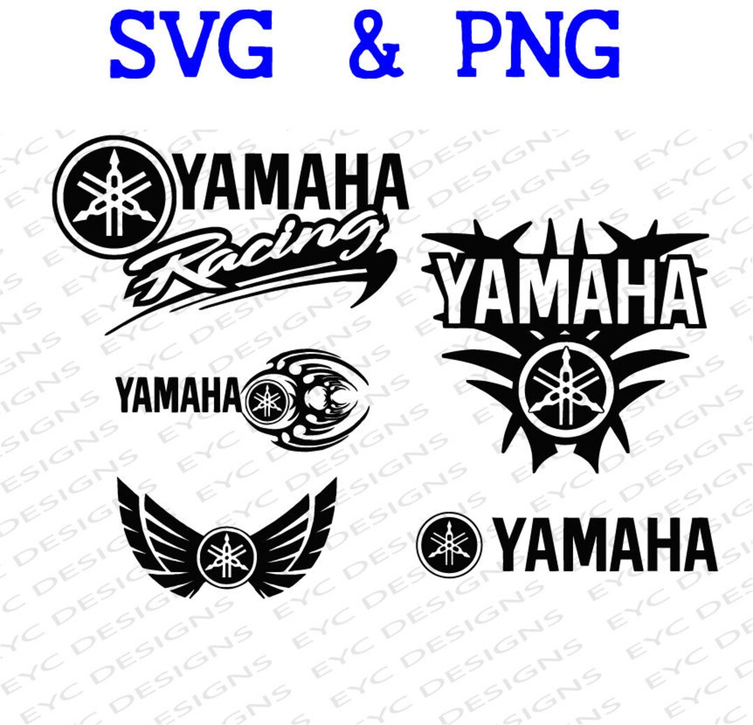 YAMAHA Racing Svg Png Cut Sublimation Files - Etsy
