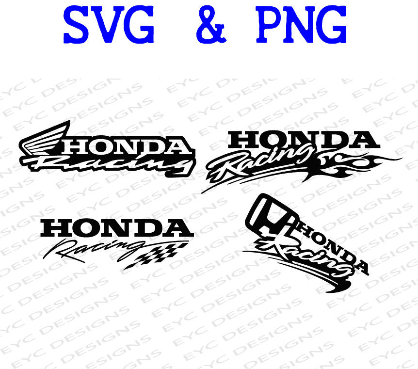 HONDA Racing Svg Png Cut Sublimation Files - Etsy UK