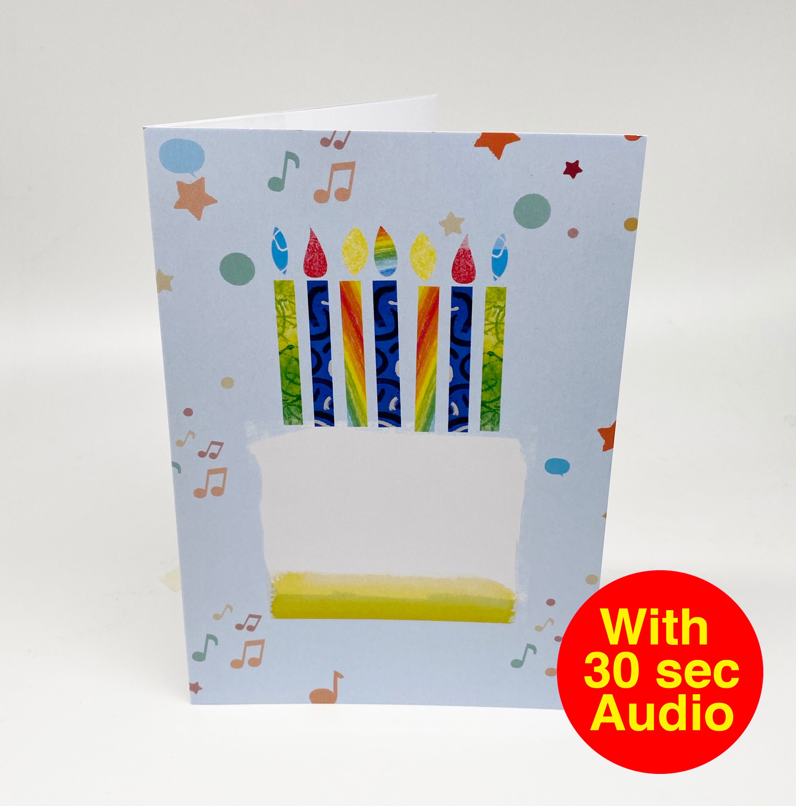 Recordable Audio Talkie Cards Fancy Cake With 30 Second Audio - Etsy