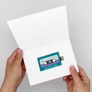 Mixtape USB Card - A6 - Record Your Own - With 1GB USB Stick - Etsy